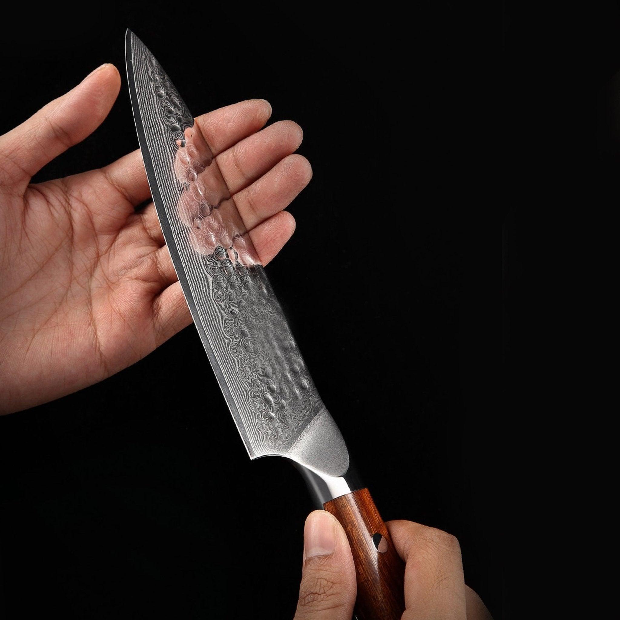 Japanese Damascus Steel Jun Chef Knife - Jun Knives